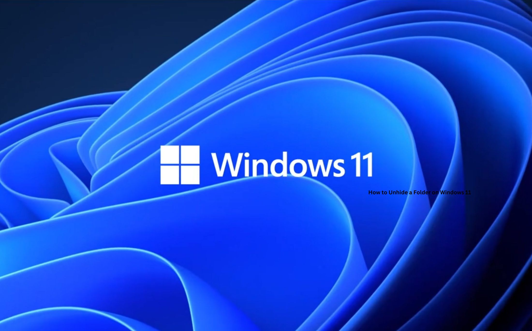 How To Unhide A Folder On Windows 11 Bjaysam